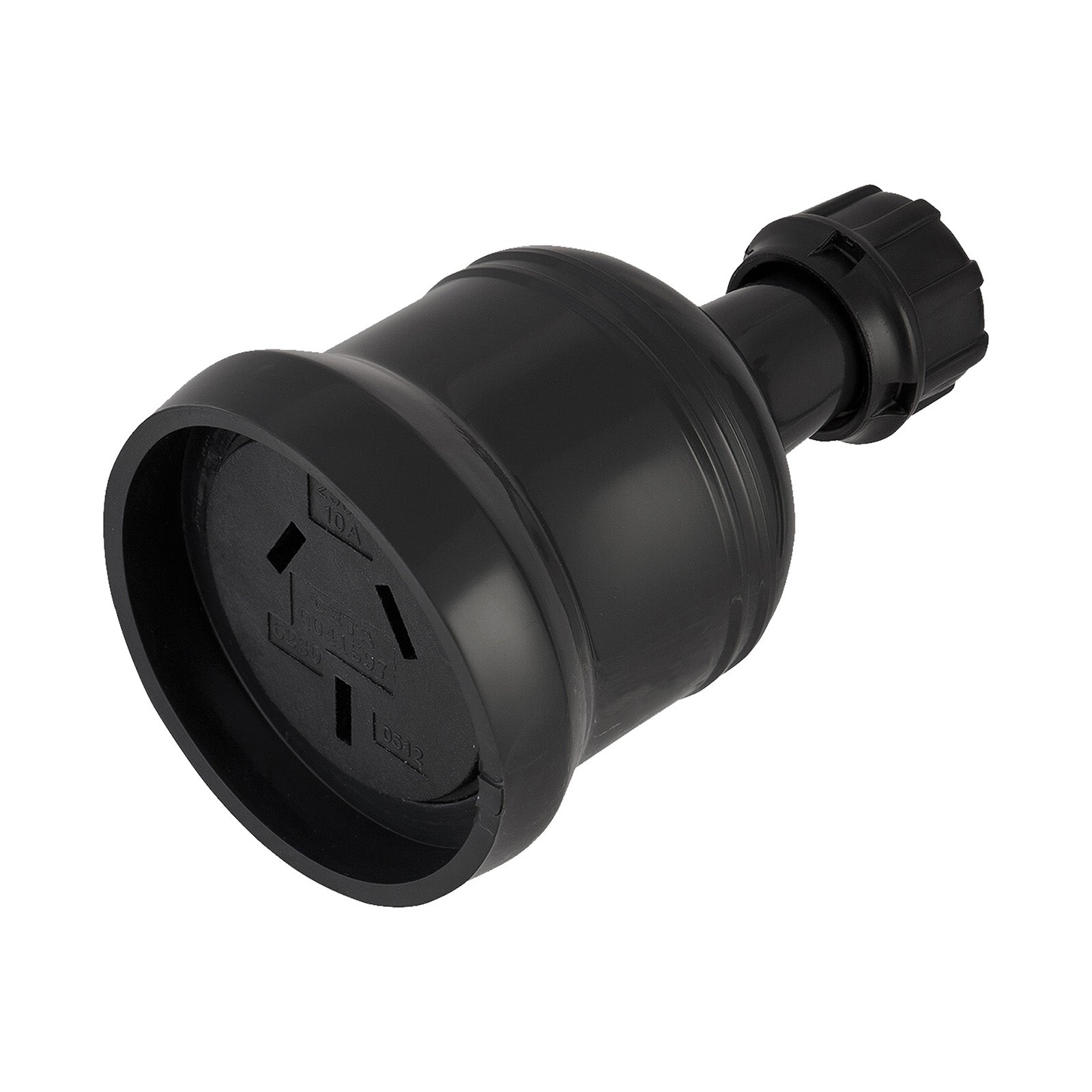 DETA 10A Black Extension Socket