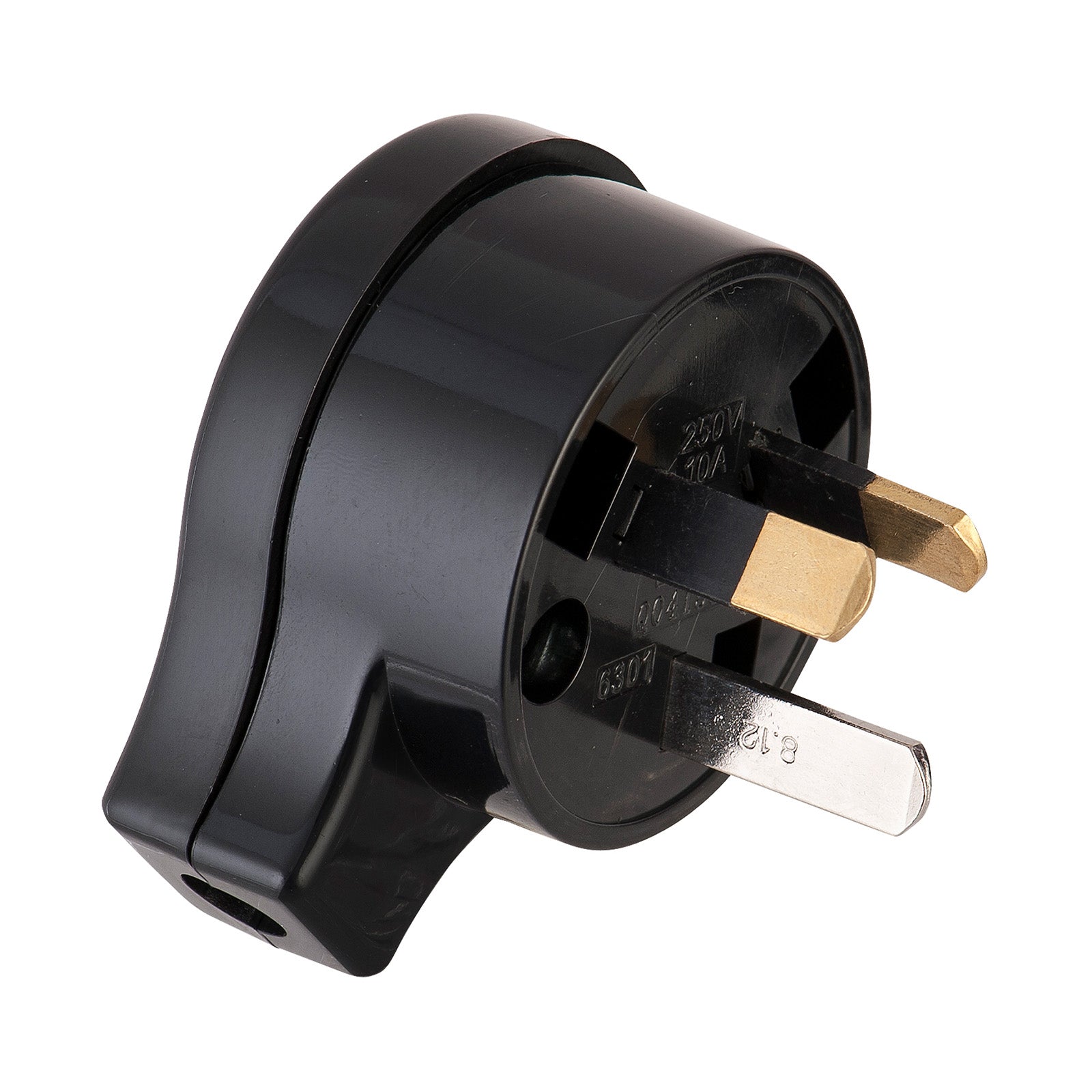 DETA 10 Amp Black Side Entry Plug Top