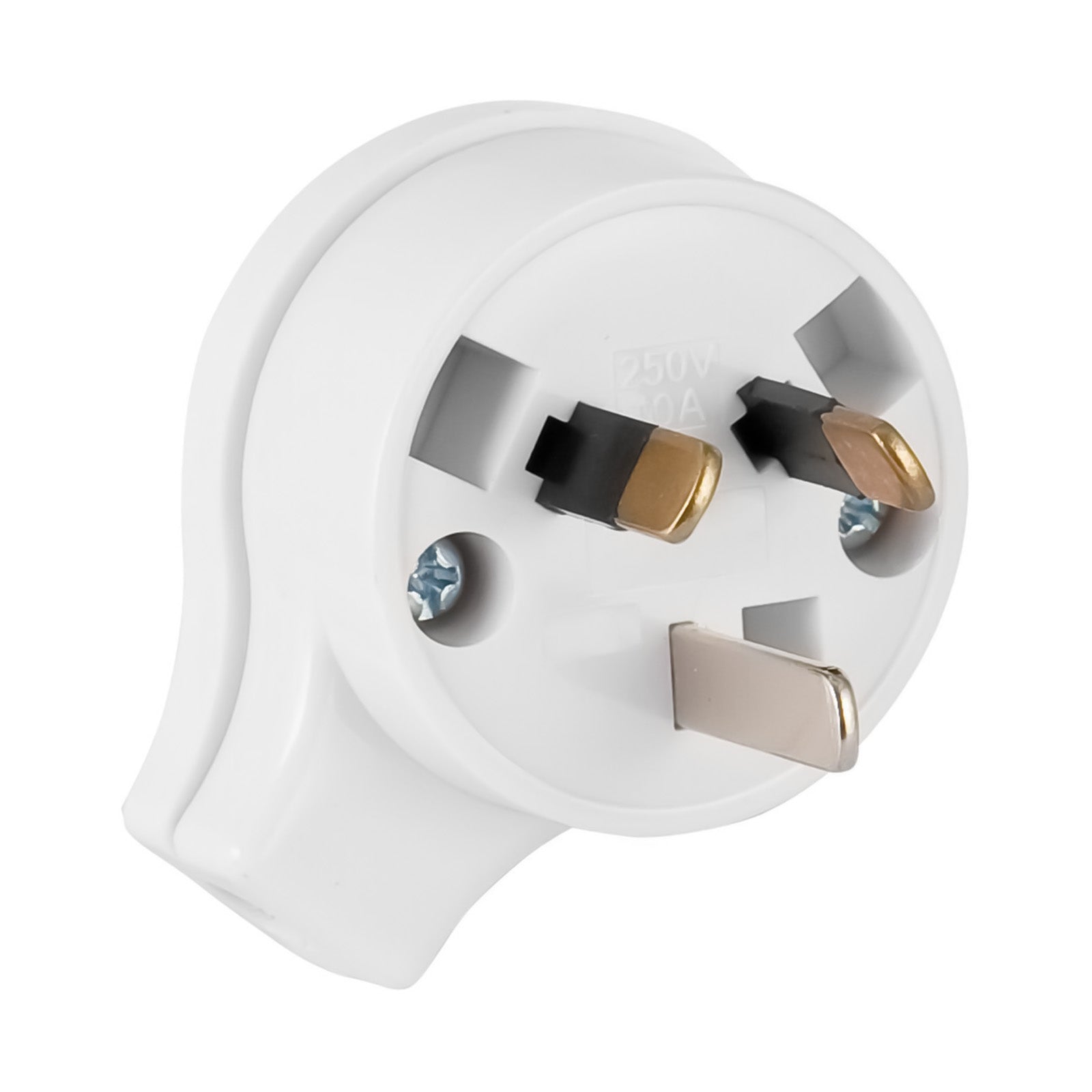 DETA 10 Amp White Side Entry Plug Top