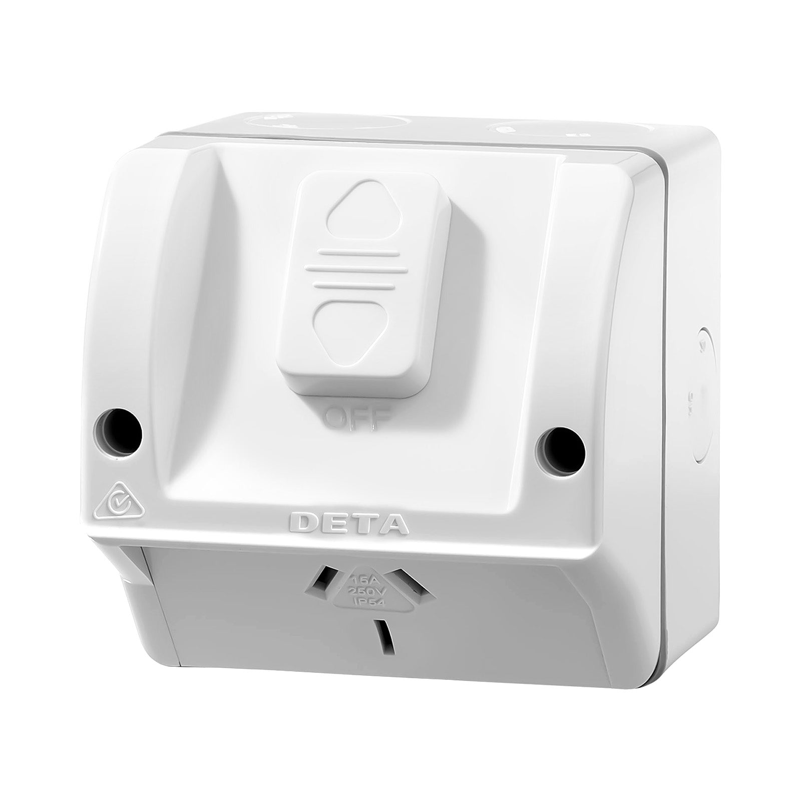 DETA 240V 15 Amp Single Outlet Outdoor Powerpoint