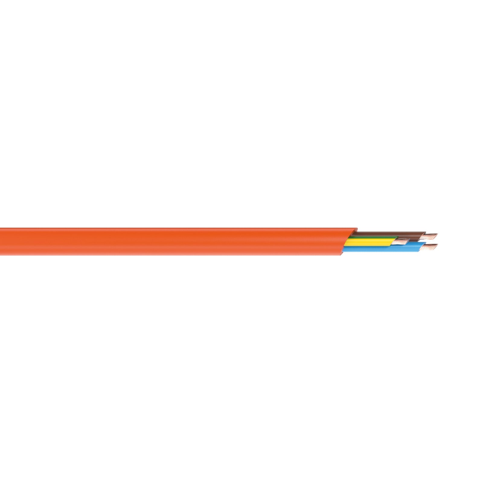DETA Orange 5m 1.5mm² 3-Core Cable