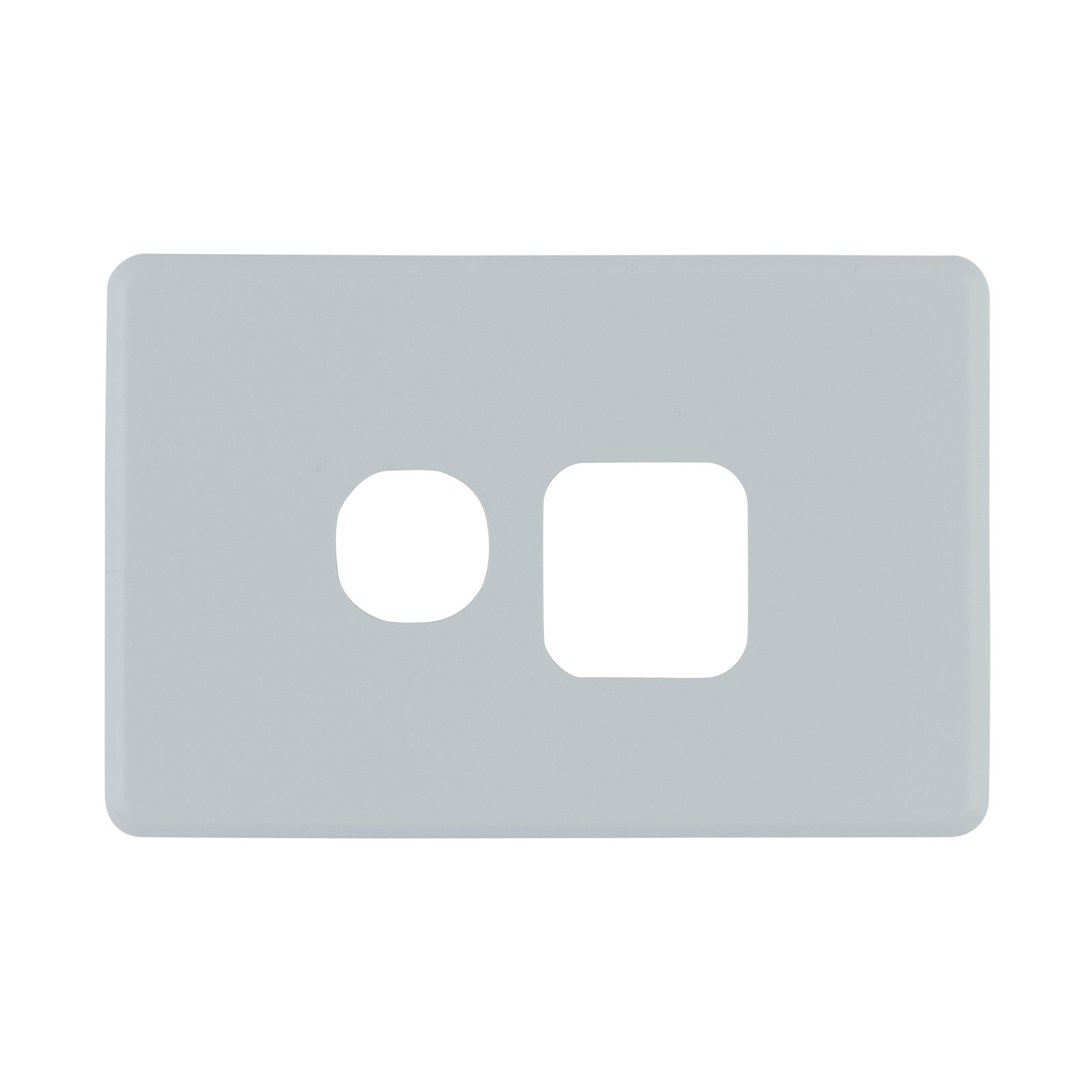 DETA S-Line Single Soft Grey PowerPoint Cover Plate