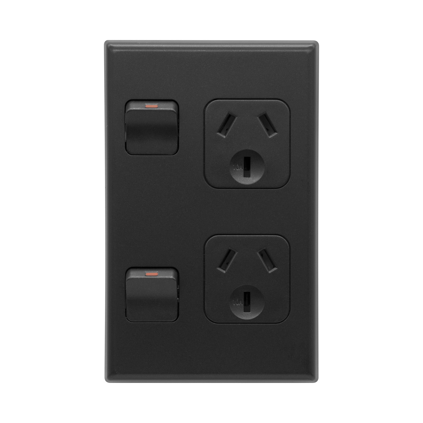 DETA X7 Matte Black Vertical Double PowerPoint